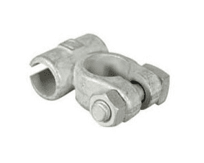 DURITE Positive Heavy Duty Battery Terminals - drilled 14 3mm for extra ...