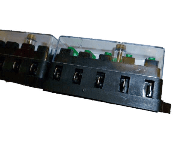 Fusebox 10 way with transparent lid ALT/LFB10-09