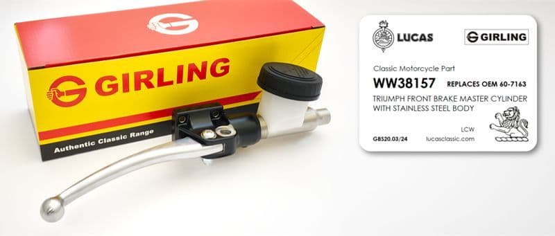 Girling Front Brake Master Cylinder Ass - Triumph T140 1979 Onwards 60 ...