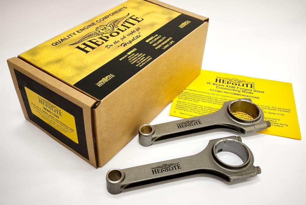 Hepolite Triumph T120/TR6 Steel Con Rods Pair ALT/WW61590-1-82-ZZ11