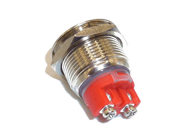 IP65 Metal Momentary On Push Switch - 10A at 12V ALT/SW-19B5-910-1EA-81