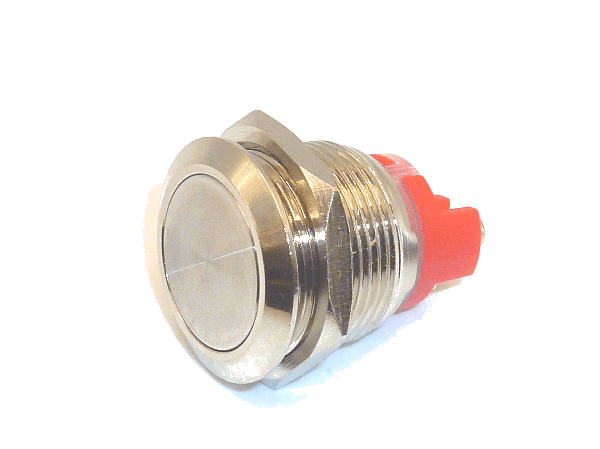IP65 Metal Momentary On Push Switch - 10A at 12V ALT/SW-19B5-910-1EA-81