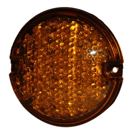 LED Front Indicator Lamp with Econoseal Plug - 95mm diameter 12V-0-768-66