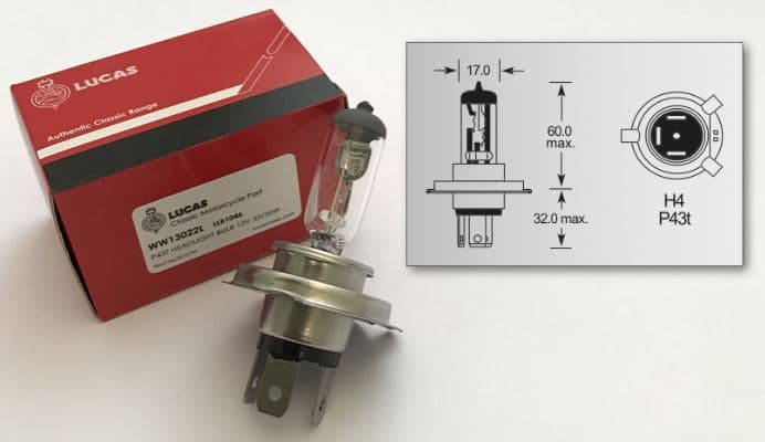 Lucas 12V Bulb 10 ALT/WW13022L-1-82