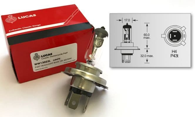 Lucas 12V Bulb 10 ALT/WW13023L-1-82