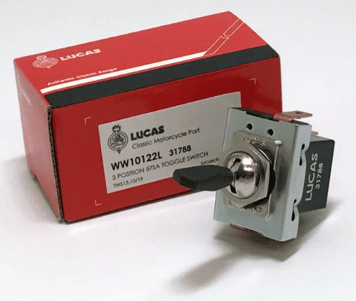 Lucas 3 pos Toggle switch 31788 ALT/WW10122L-1-82-M6