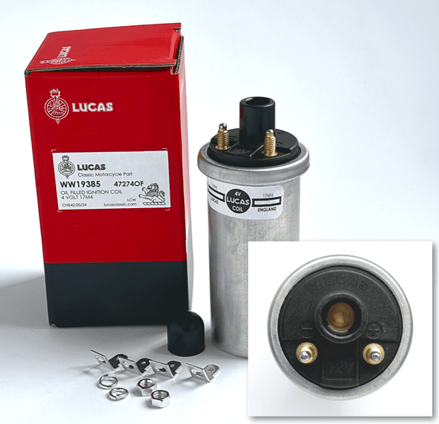 Lucas 4v Oil Filled Ignition Coil ALT/WW19385-1-82