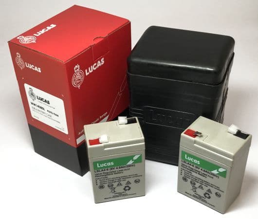 Lucas Battery Box plus 2 Batteries ALT/WW14080L-1-82-ii6