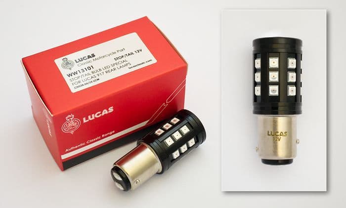 Lucas LED 12V Stop/Tail Bulb Specifically For Lucas 917 Rear Lamps ALT ...