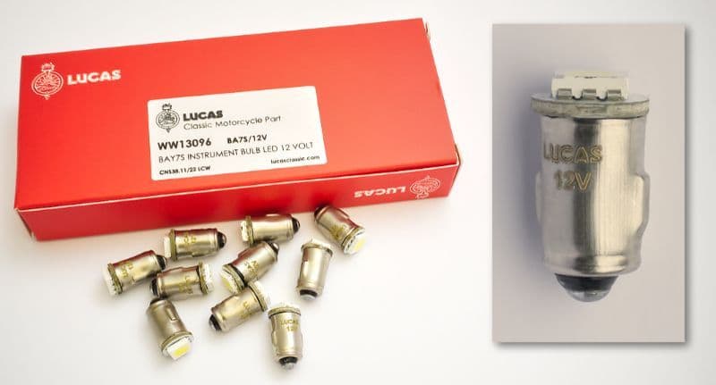LUCAS LED BA7S Instrument/Warning Light Bulbs 12V ALT/WW13096-1-82-FF17