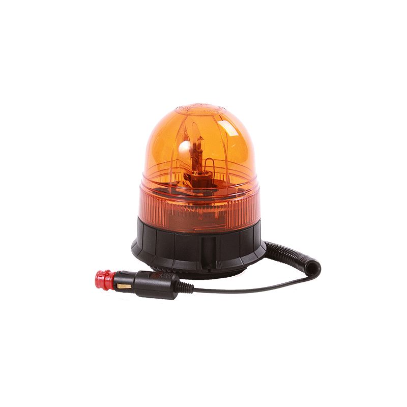 Magnetic Base Super Bright Halogen Beacon - 12/24V-0-444-75