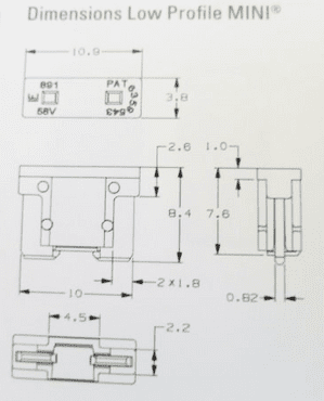 MICRO BLADE FUSE / LOW PROFILE MINI BLADE FUSE LP MINI