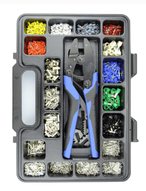 PROFESSIONAL Cord End Wiring Terminal and Crimp Tool Kit ALT/CMXET1-33