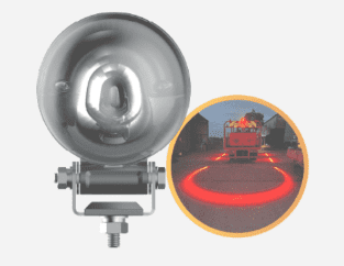 Red Arc LED Warning Lamp 10/80 volt 10W Bx1 0-420-42