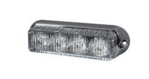 Red High Intensity 4 LED Horizontal Warning Light - 12/24V-0-442-15