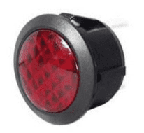 Red LED Warning Light for 20mm diameter Panel Hole - 12/24V-0-607-35
