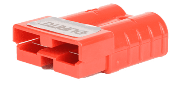 RED Polycarbonate 2-Pole High Current Connector - 175Amp 5-432-55