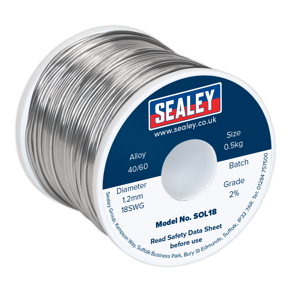 Solder Wire Quick Flow 1.2mm/18SWG 40/60 0.5kg Reel