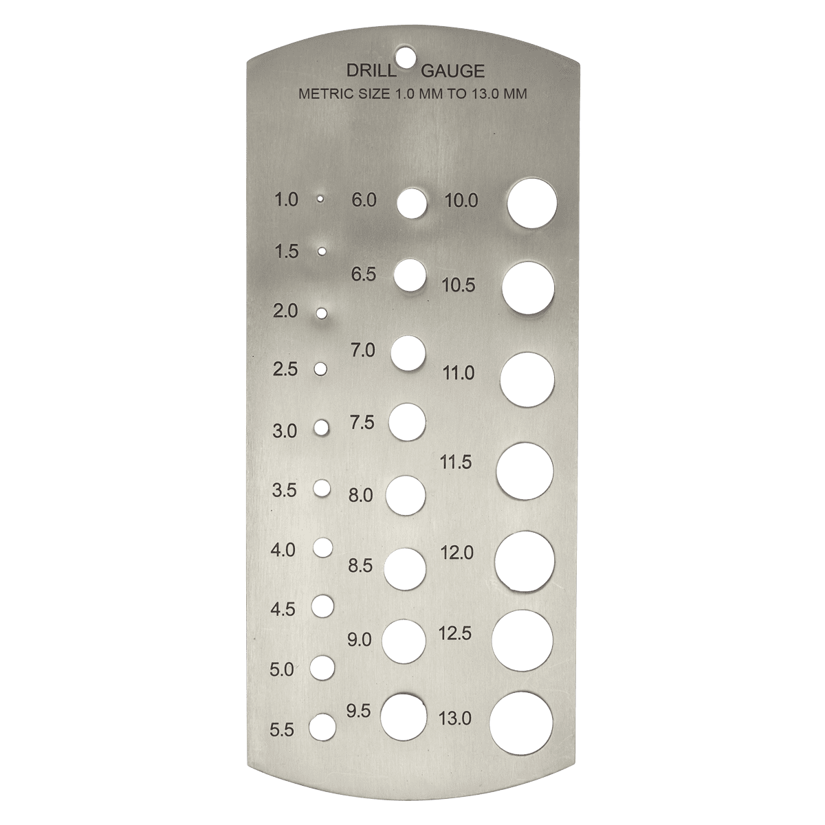 Drill Gauge Metric Ø1-13mm