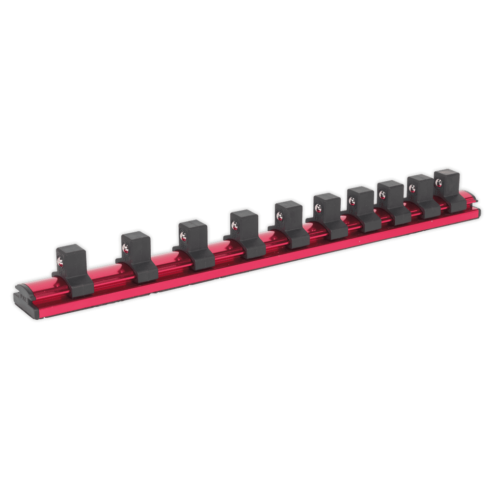 Socket Retaining Rail Magnetic 1/2"Sq Drive 10 Clips