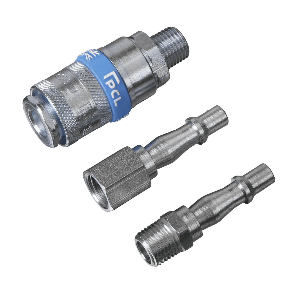 Air Tool Coupling Kit 3pc 1/4"BSP
