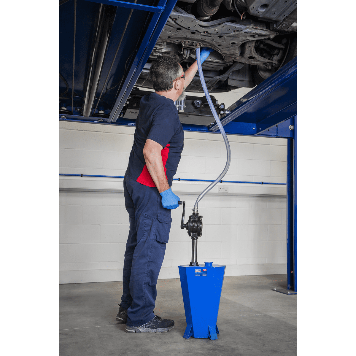 Gear Oil Pump with 10.5L Steel Reservoir