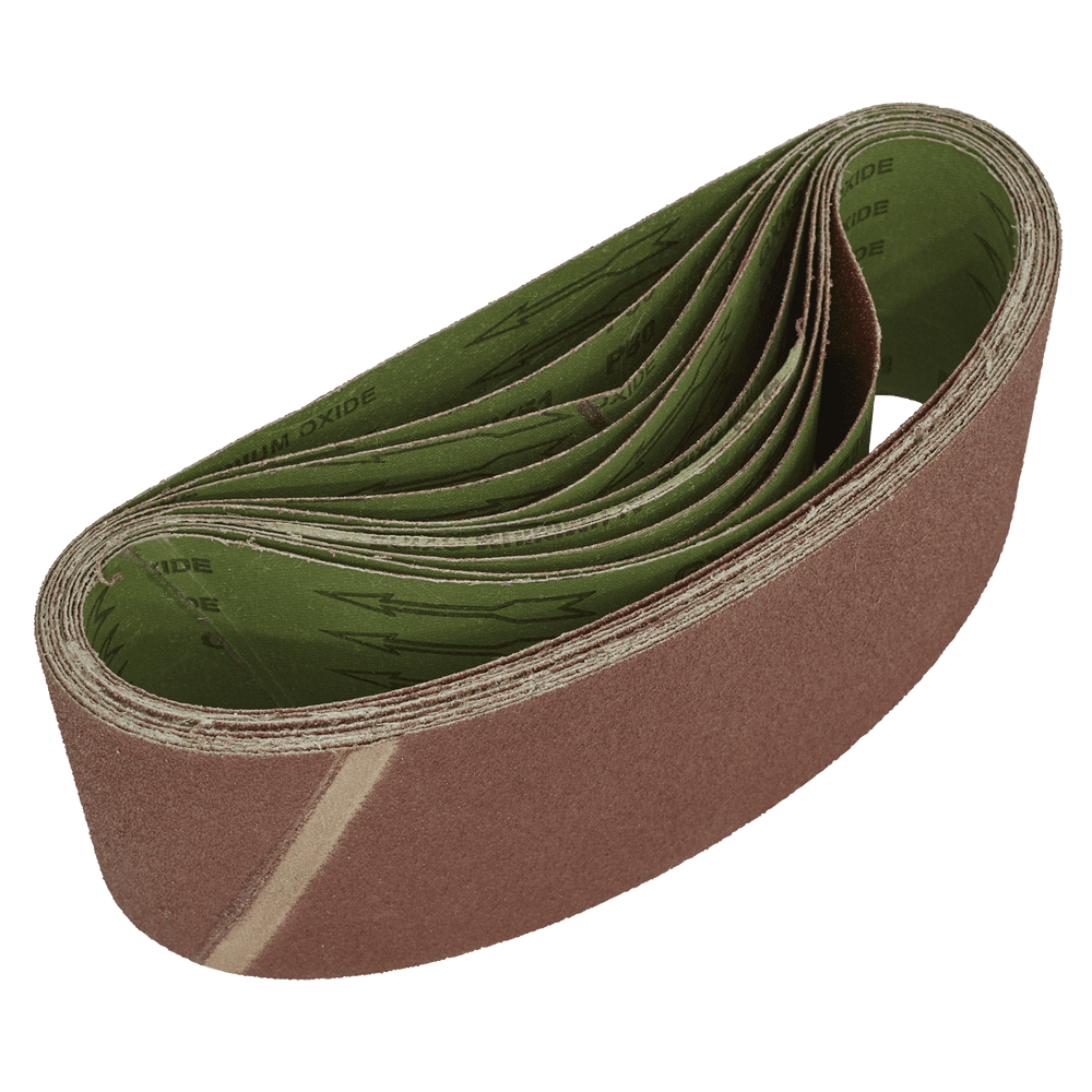 Sanding Belt 100 x 610mm 80Grit - Pack of 10