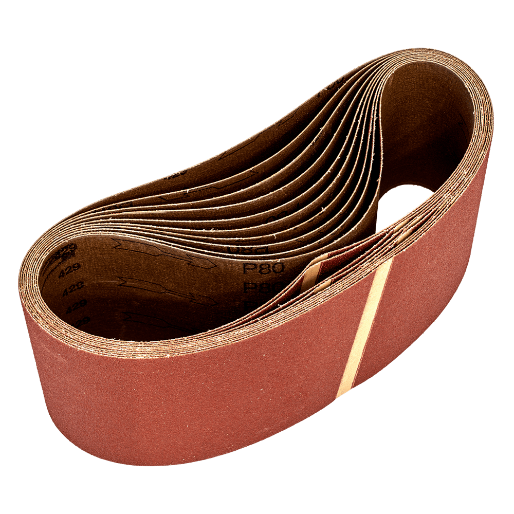 Sanding Belt 100 x 620mm 80Grit - Pack of 10
