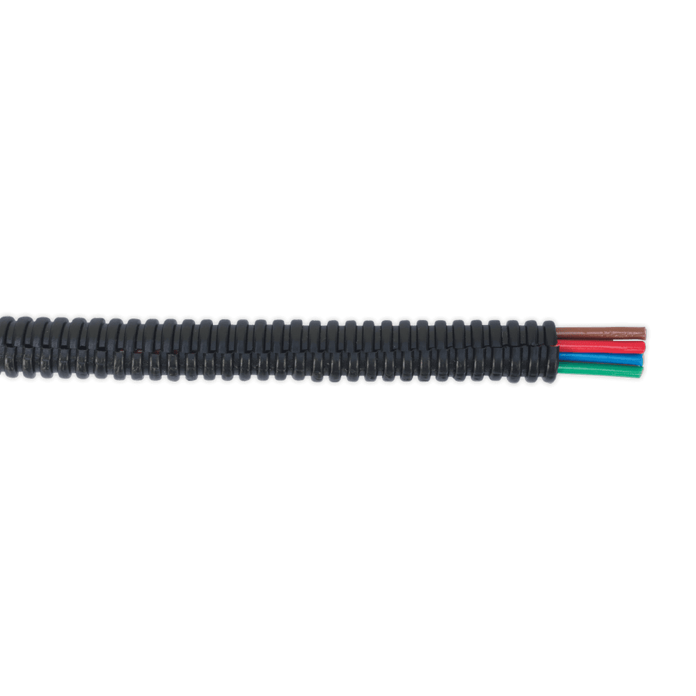 Convoluted Cable Sleeving Split Ø7-10mm 10m