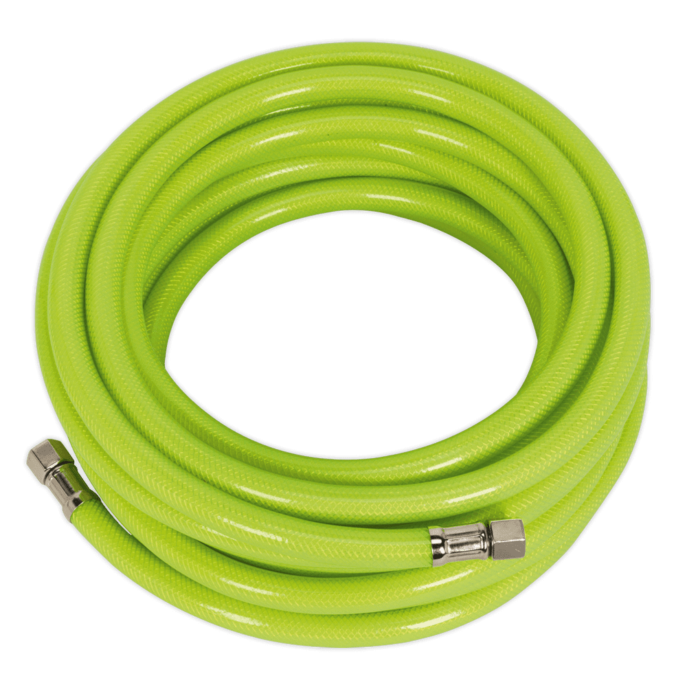 Air Hose High-Visibility 10m x Ø8mm with 1/4"BSP Unions