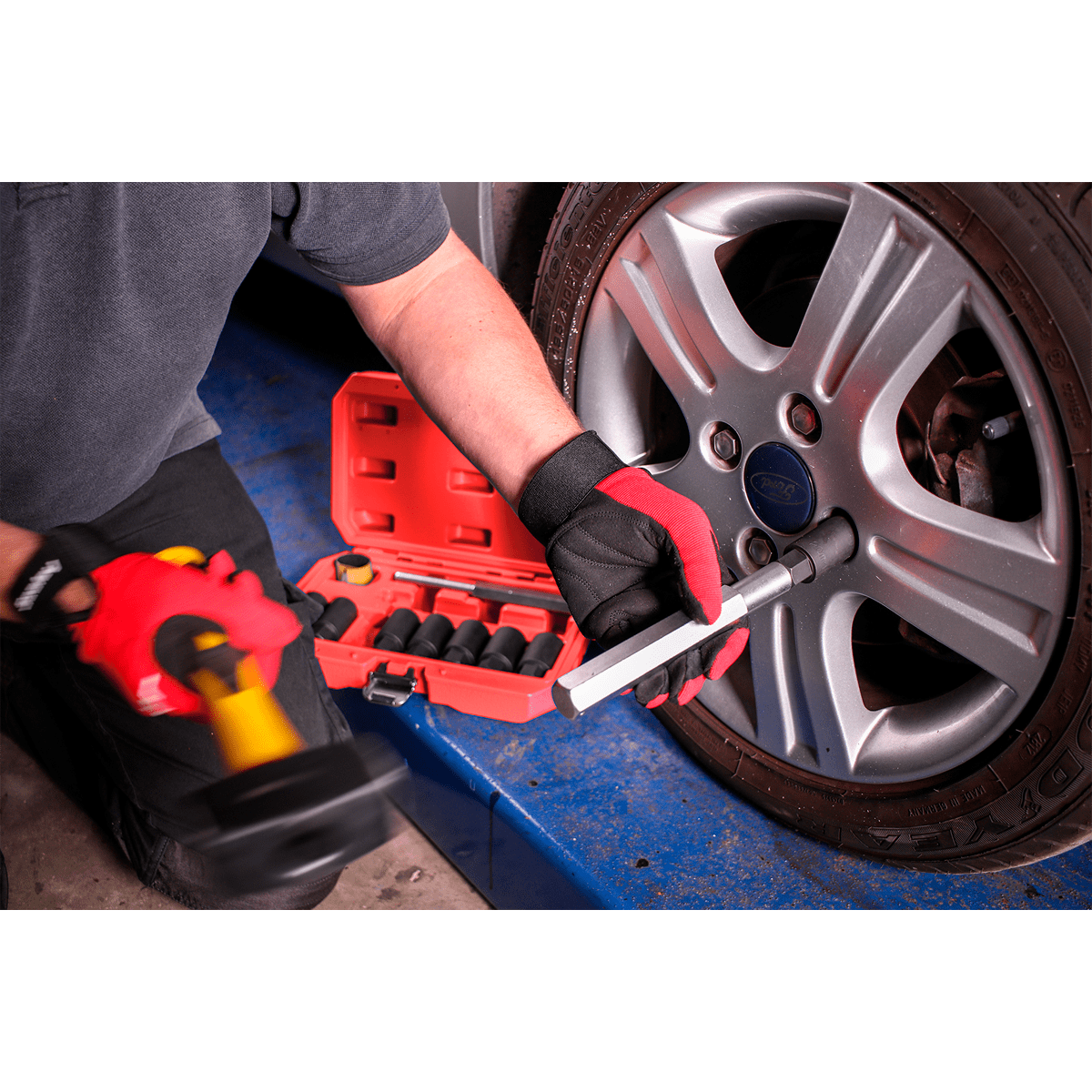 Locking Wheel Nut Removal Set 10pc