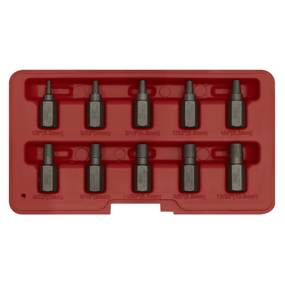 Multi-Spline Screw Extractor Set 10pc