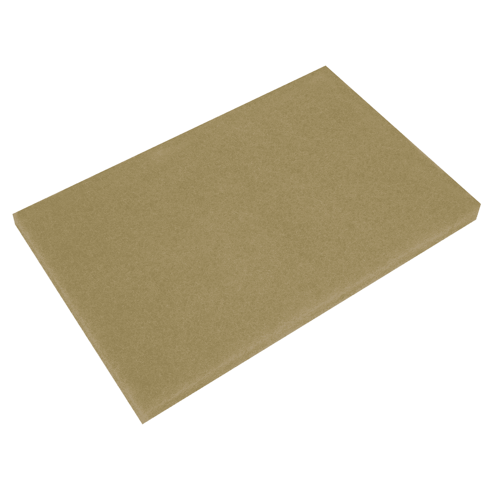 Tan Buffer Pads 12 x 18 x 1" - Pack of 5