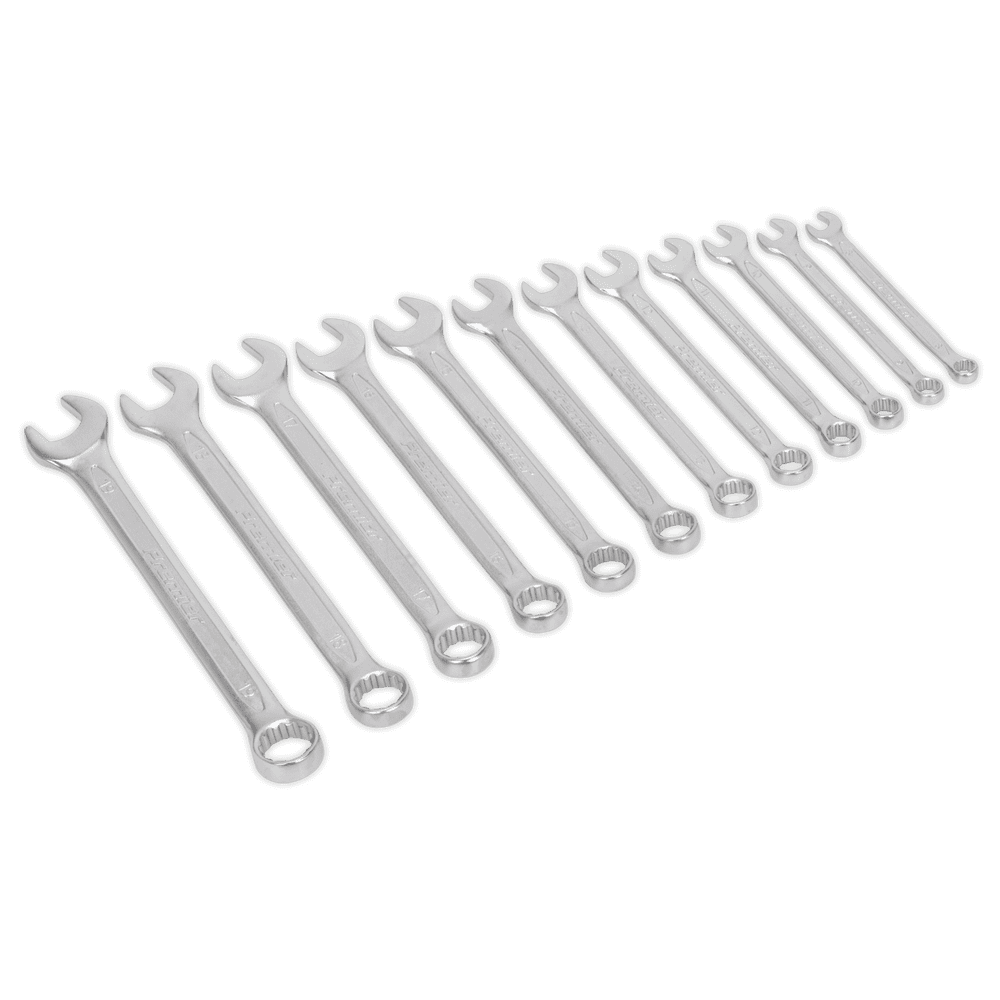 Combination Spanner Set 12pc Cold Stamped Metric