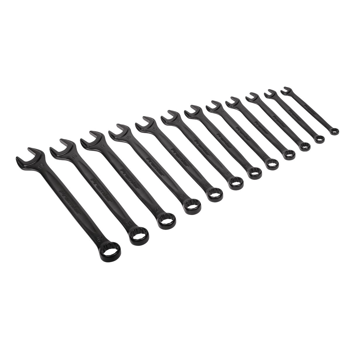 Combination Spanner Set 12pc Metric - Black Series