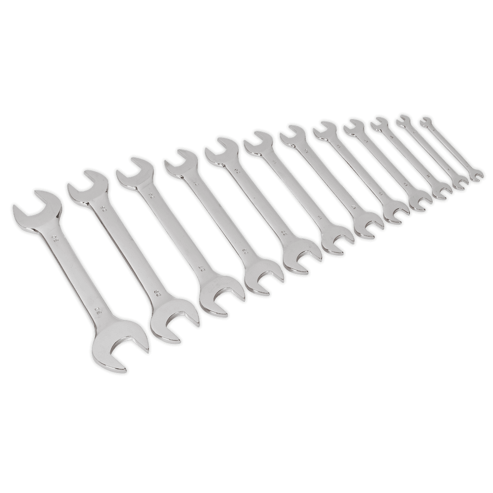 Double Open-End Spanner Set 12pc Metric