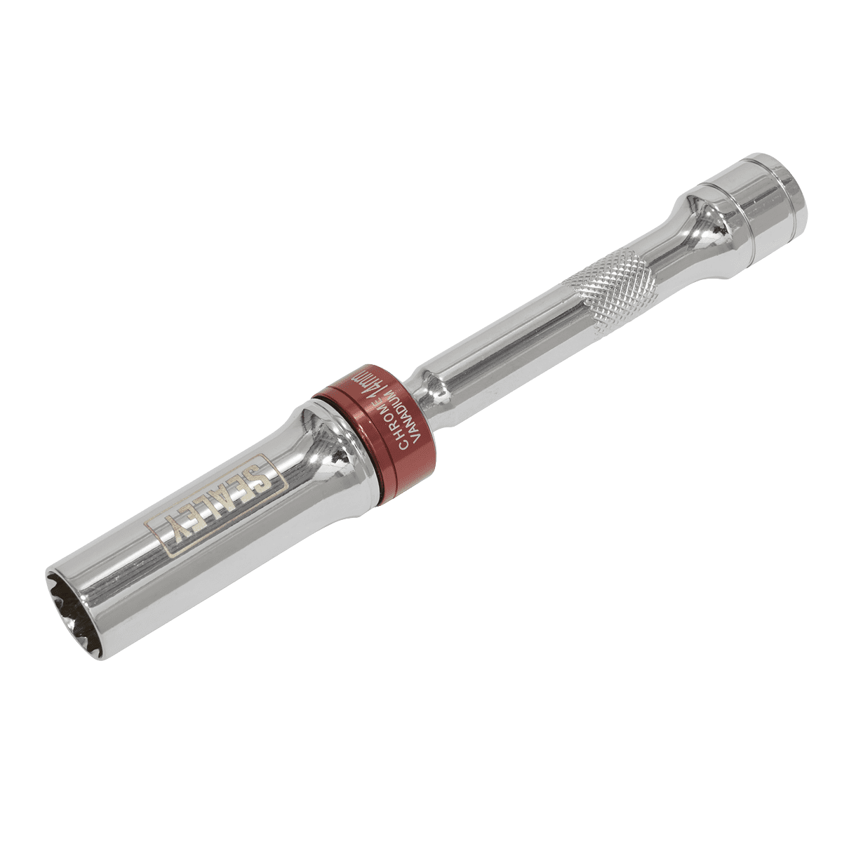 Spark Plug Socket with Universal Joint 14mm 3/8"Sq Drive 12-Point 150mm