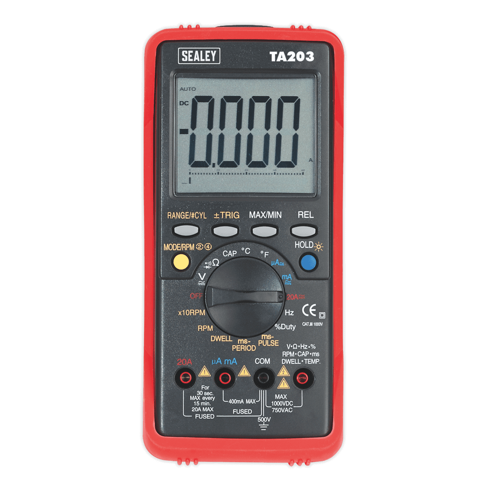 Digital Automotive Multimeter 15-Function Bar Graph/PC Link