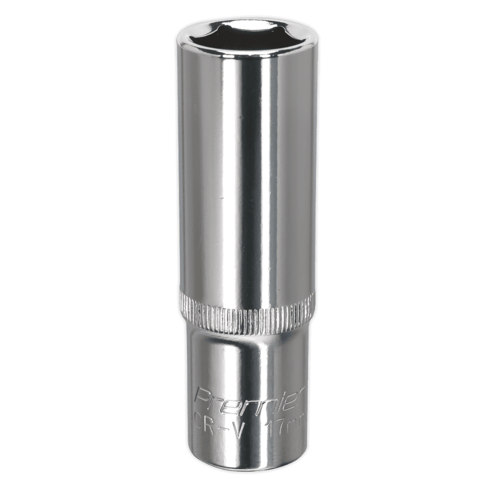 WallDrive® Socket 17mm Deep 1/2"Sq Drive Fully Polished