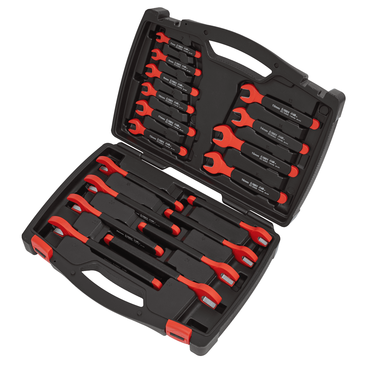 Insulated Open-End Spanner Set 18pc VDE Approved