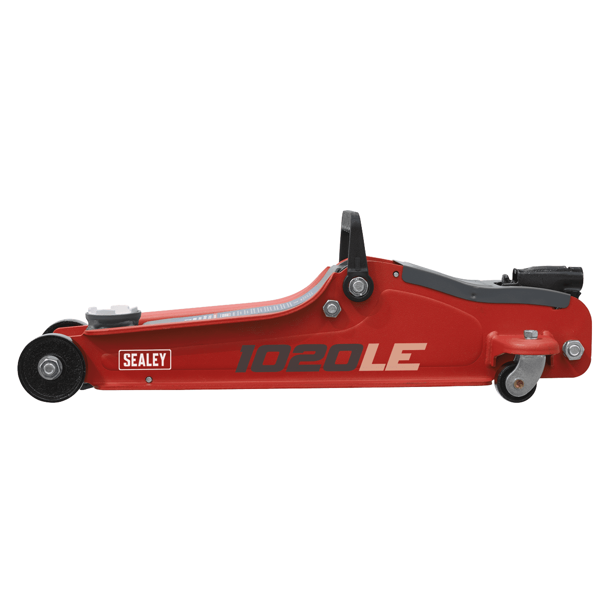 Trolley Jack 2 Tonne Low Profile Short Chassis - Red