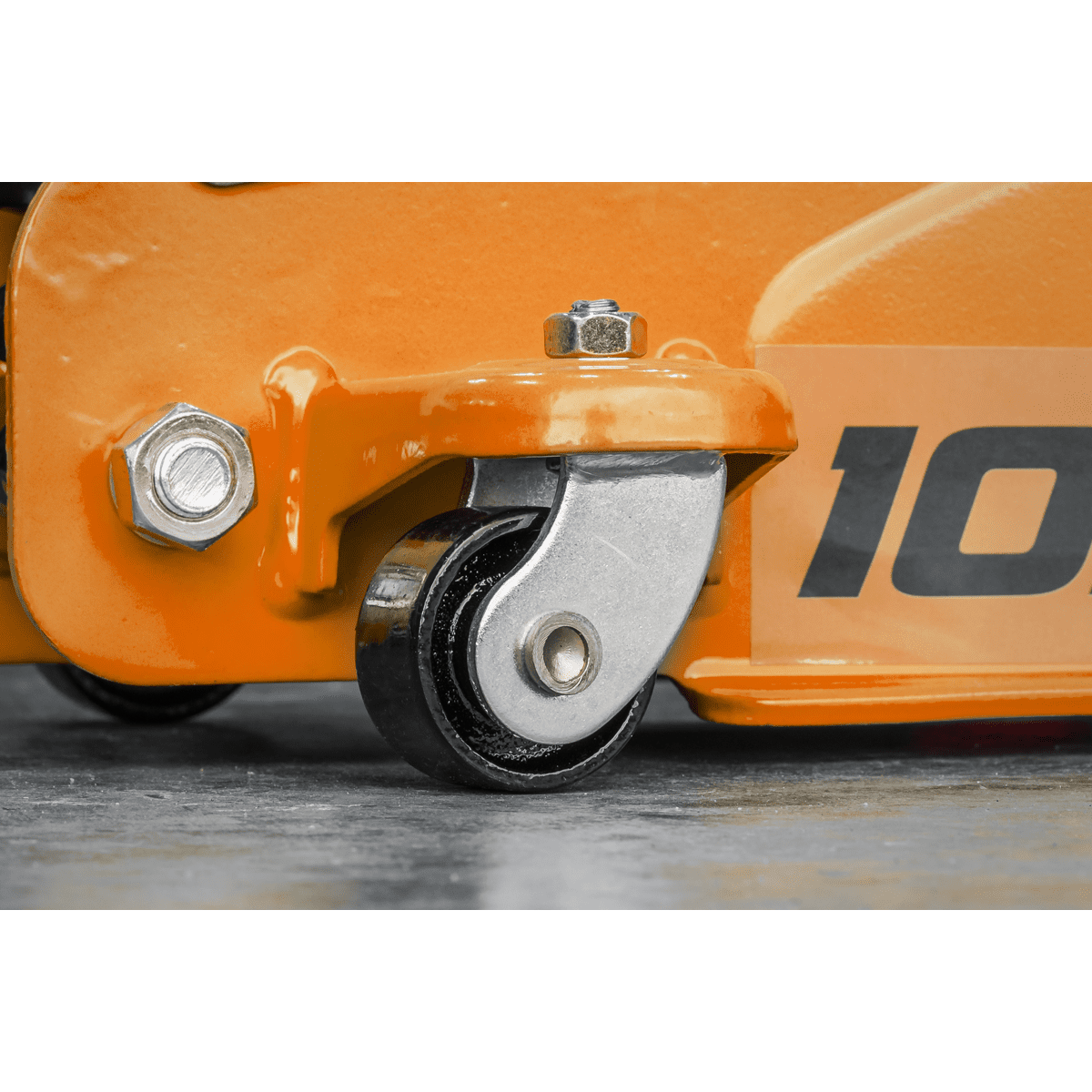 Trolley Jack 2 Tonne Low Profile Short Chassis - Orange