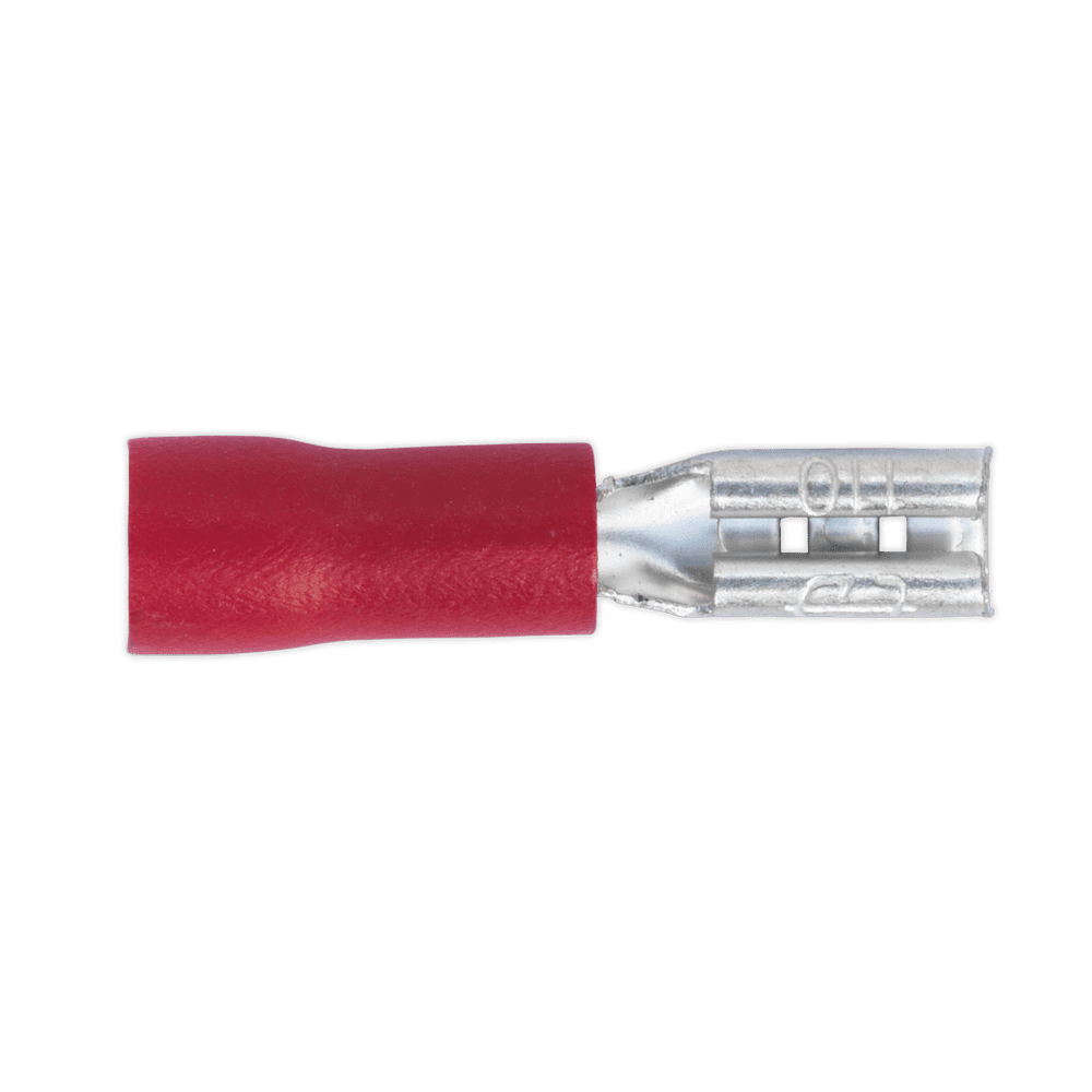 Push-On Terminal 2.8mm Female Red Pack of 100