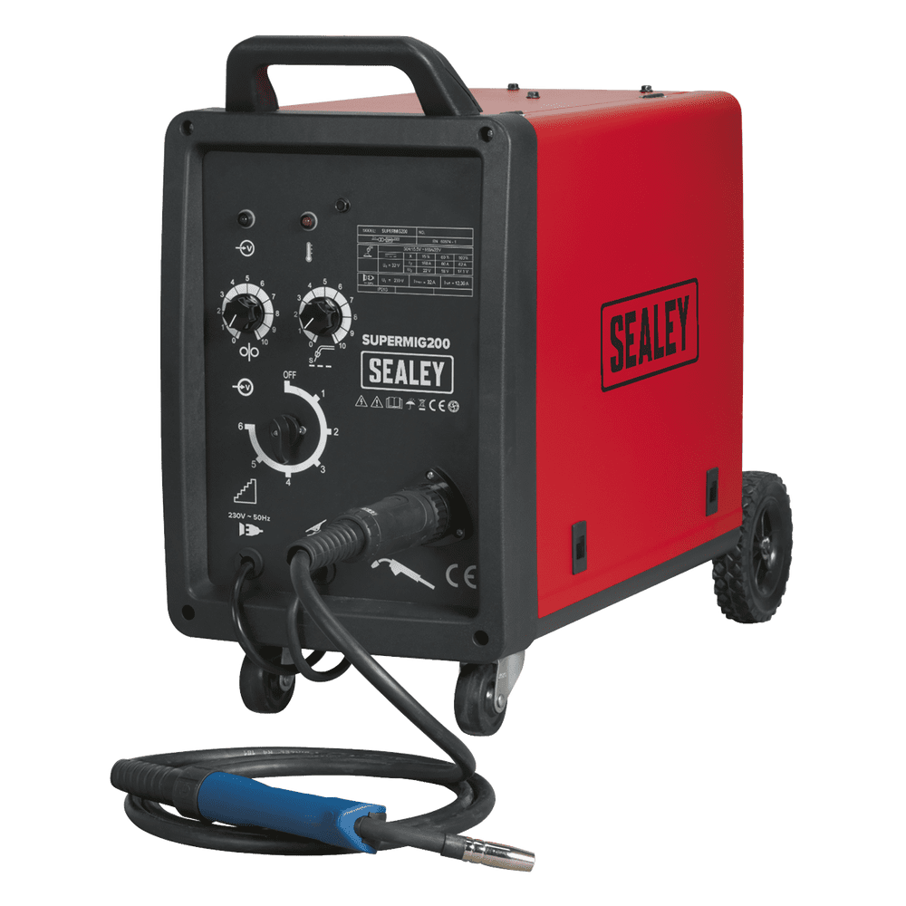 Professional MIG Welder 200A 230V with Binzel® Euro Torch