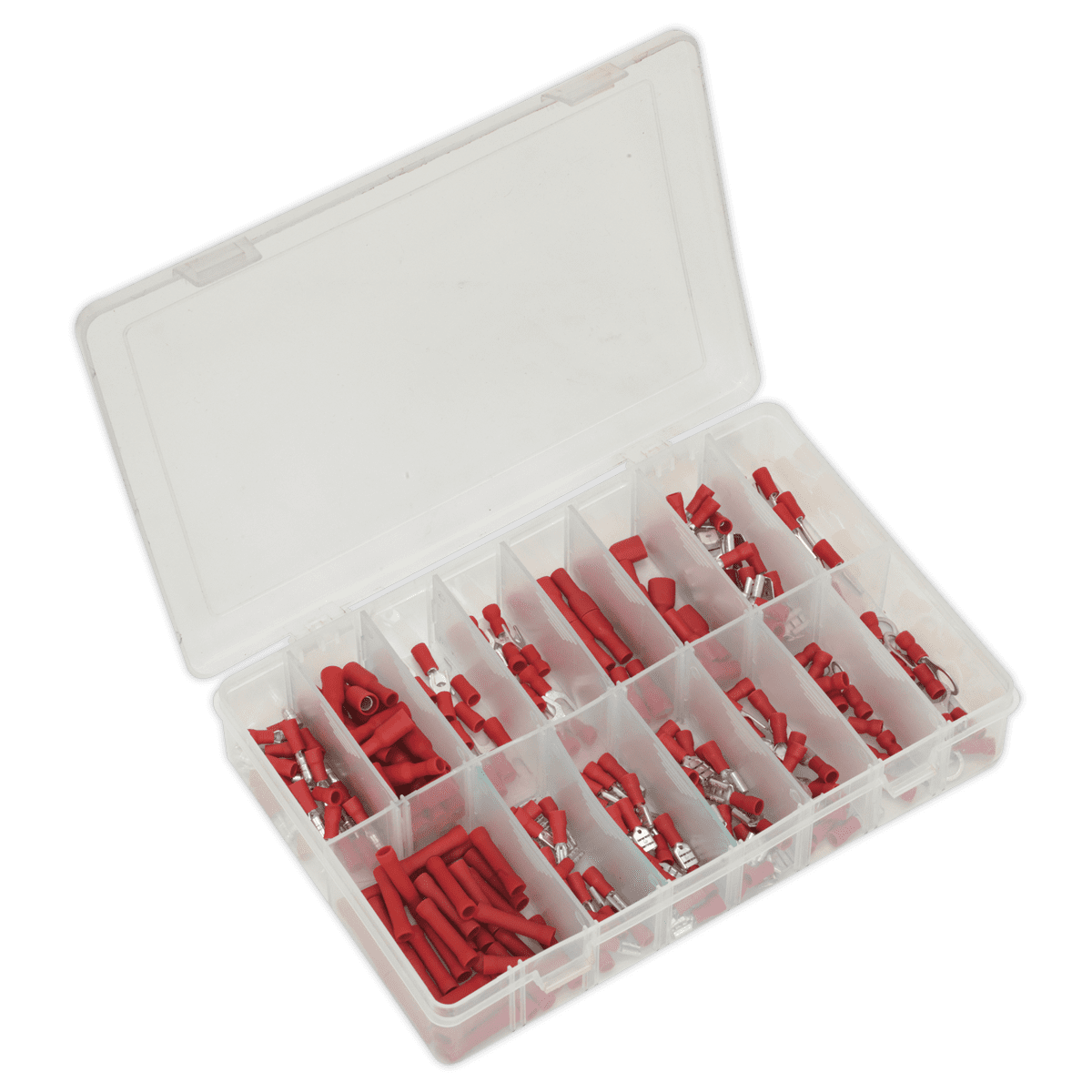 Crimp Terminal Assortment 260pc Red