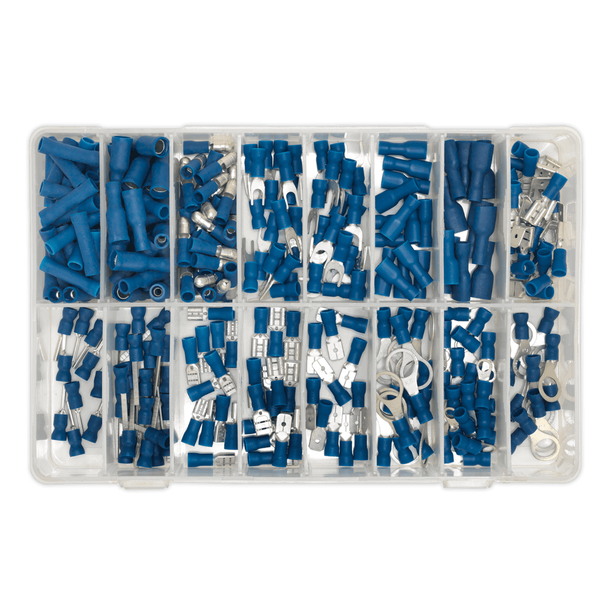 Crimp Terminal Assortment 280pc Blue