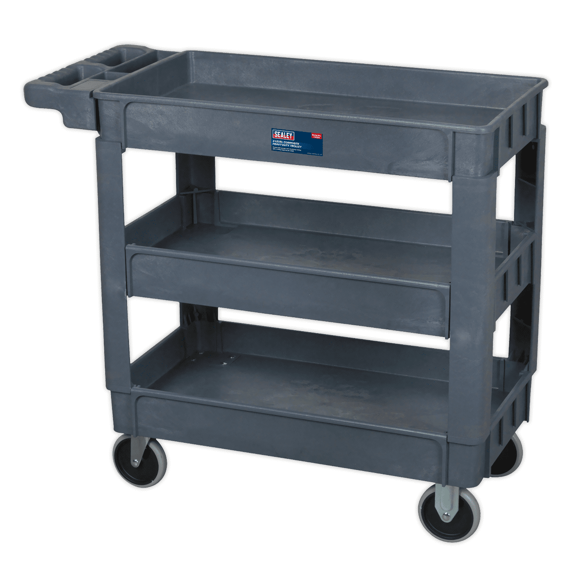 Trolley 3-Level Composite Heavy-Duty