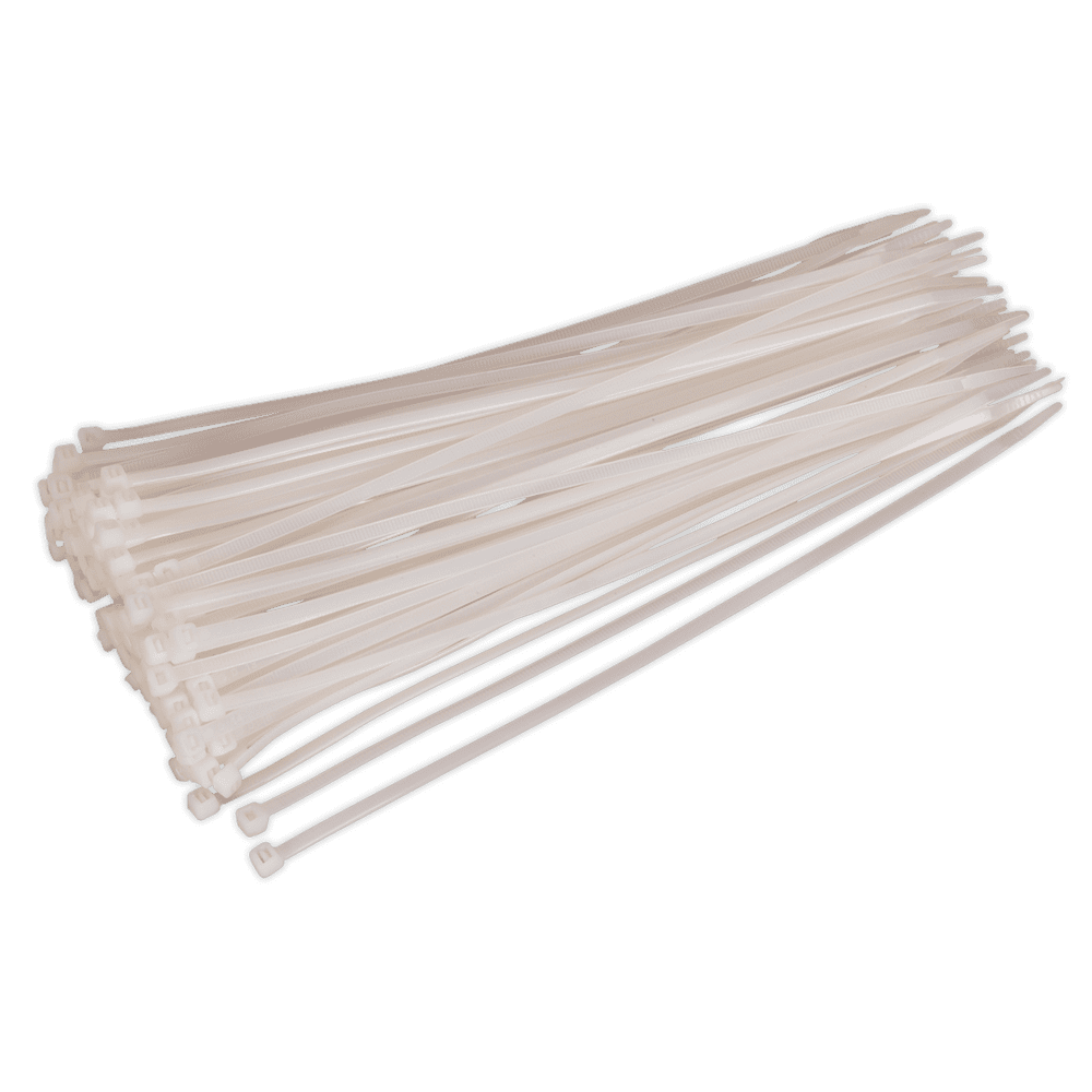 Cable Tie 300 x 4.8mm White Pack of 100