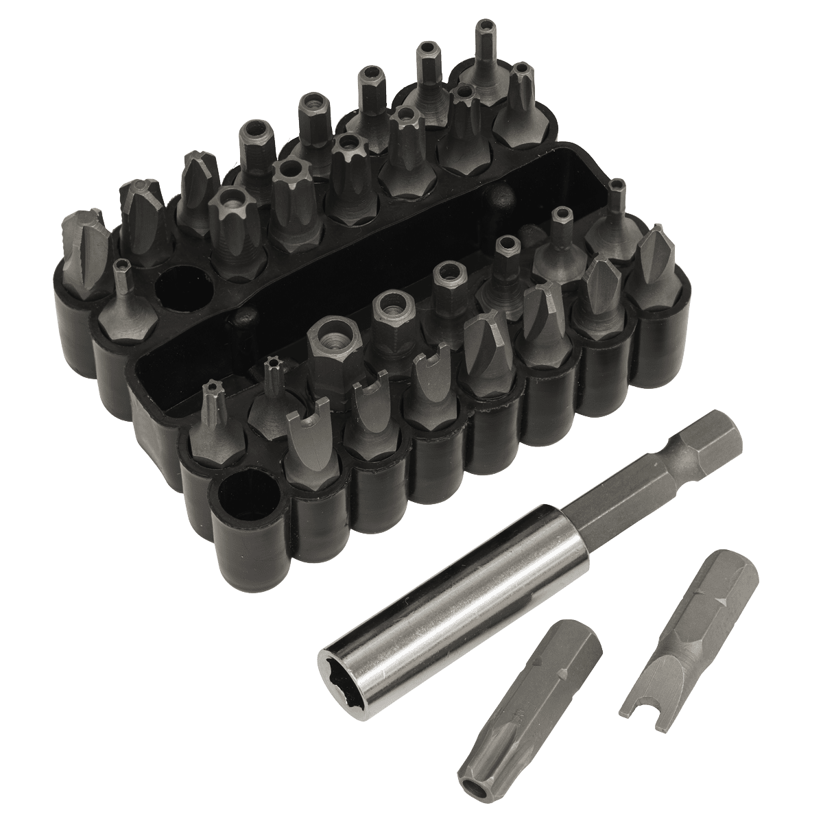 Security Bit & Magnetic Adaptor Set 33pc