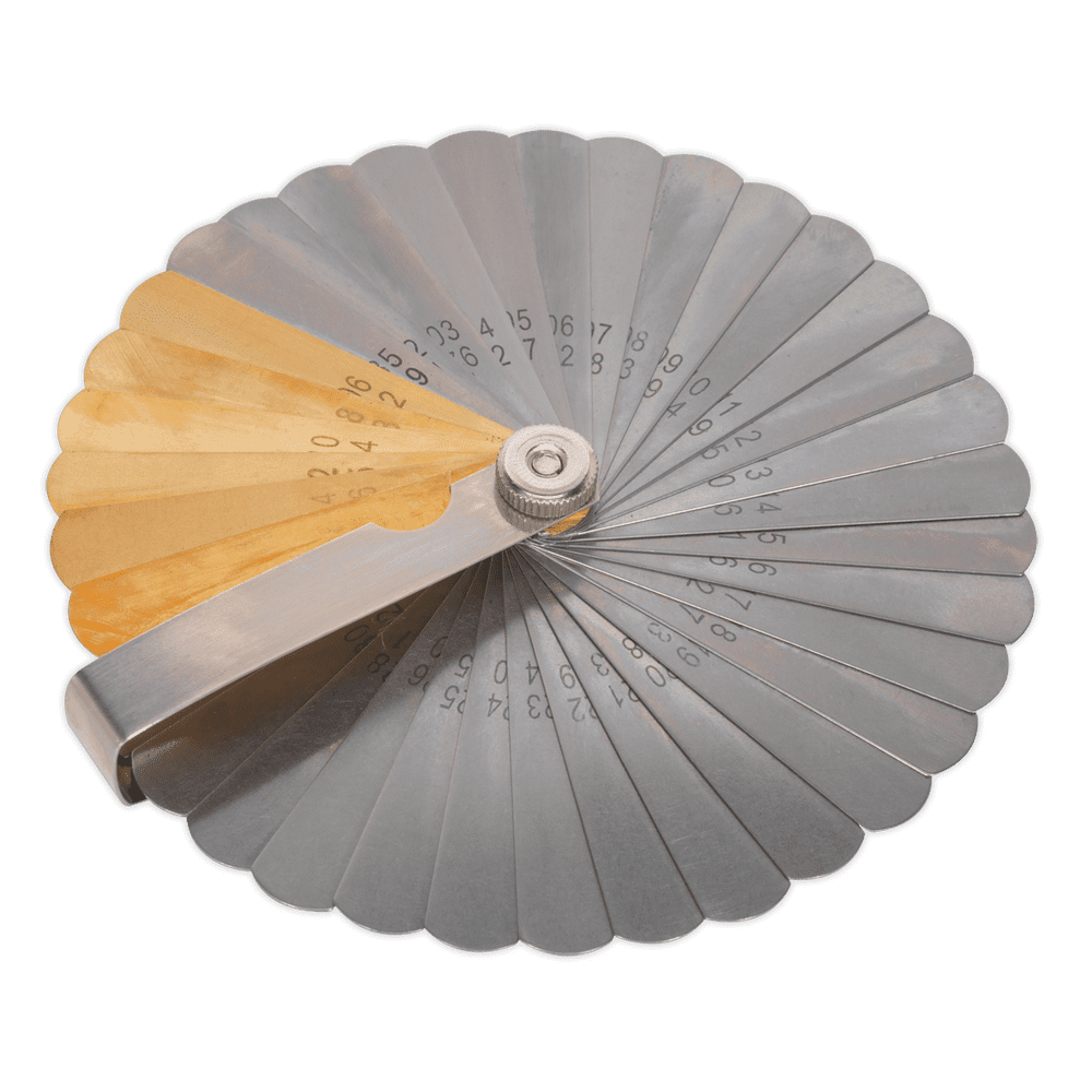 Feeler Gauge 36 Blade Combo Steel/Brass - Dual Marked